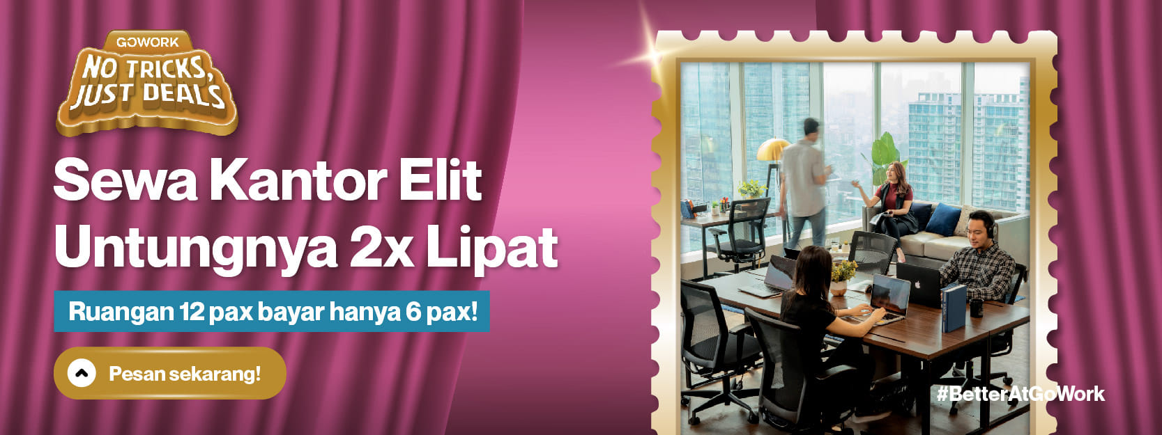 Coworking Space dan Sewa Kantor Indonesia | GoWork